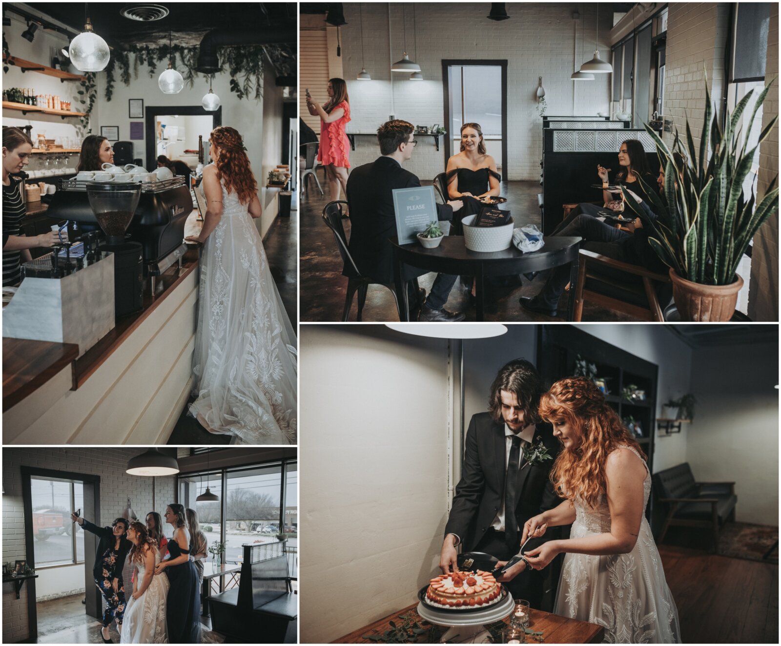 Intimate Coffee Shop Wedding in Fayetteville, AR