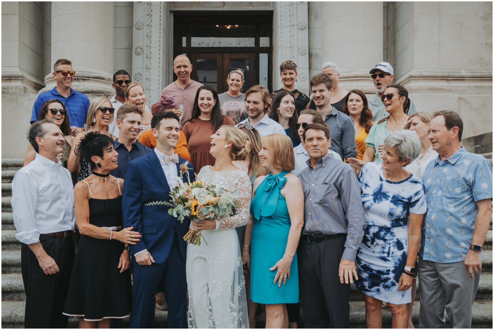 An Epic Summer Memphis Courthouse Wedding in Tennessee